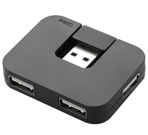 4-fach USB Hub Sydney: Werbeartikel 4-fach USB Hub Sydney bedrucken